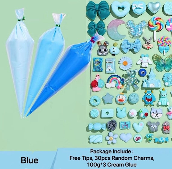 Silcone Whipped Deco Cream Simulation Cream Glue Gel DIY Kit | Etsy