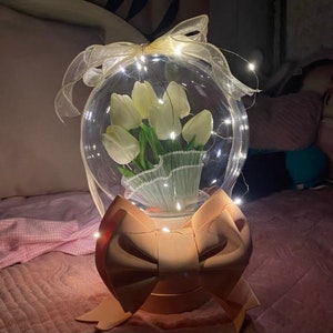 Tulips Bobo Ball DIY Kit Set, Bobo Ball Bouquet Flower Balloon, Flower ...