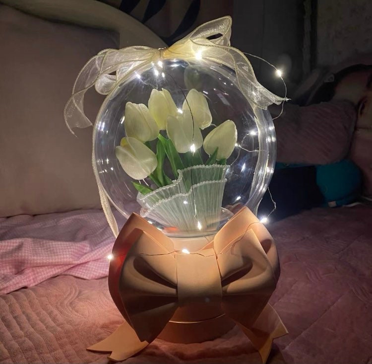 Tulips Bobo Ball DIY Kit Set Bobo Ball Bouquet Flower - Etsy