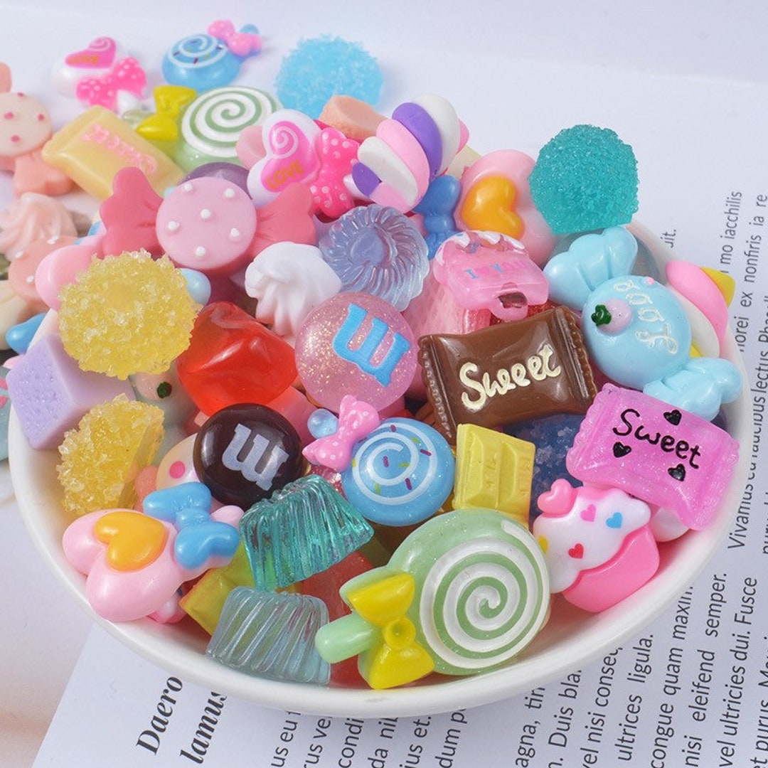 Mixed Resin Candy Slime Supplies Toy Mini DIY Slime Accessories Filler ...