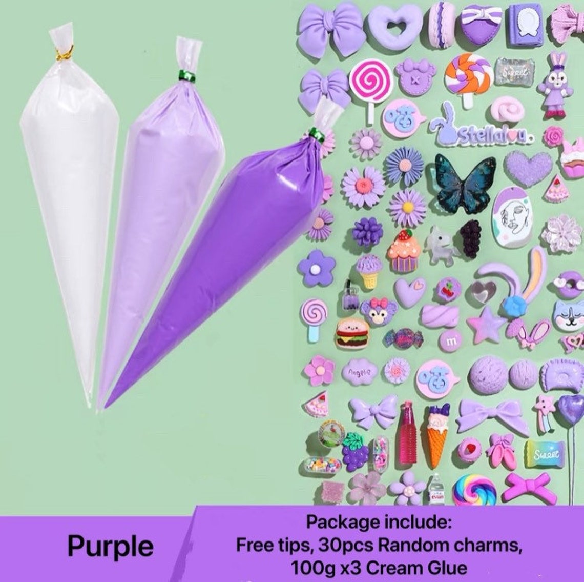 Silcone Whipped Deco Cream Simulation Cream Glue Gel DIY Kit | Etsy