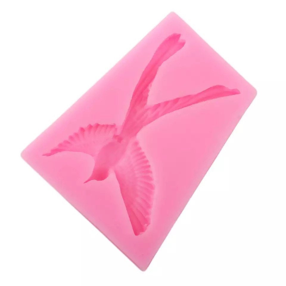 Flying Swallow Fondant Molds Bird Animal Silicone Mould Cake Decorating ...