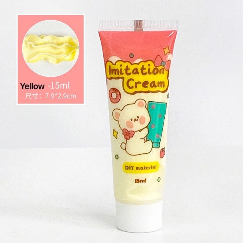 12 Color Macaron Resin Diy Fake Whipped Cream Clay Simulation - Etsy