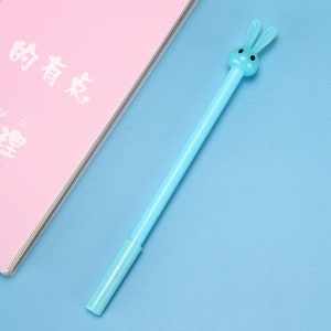 Cute Rabbit Bunny Ballpoint Pen Gel Pens Kawaii School Supplies ...