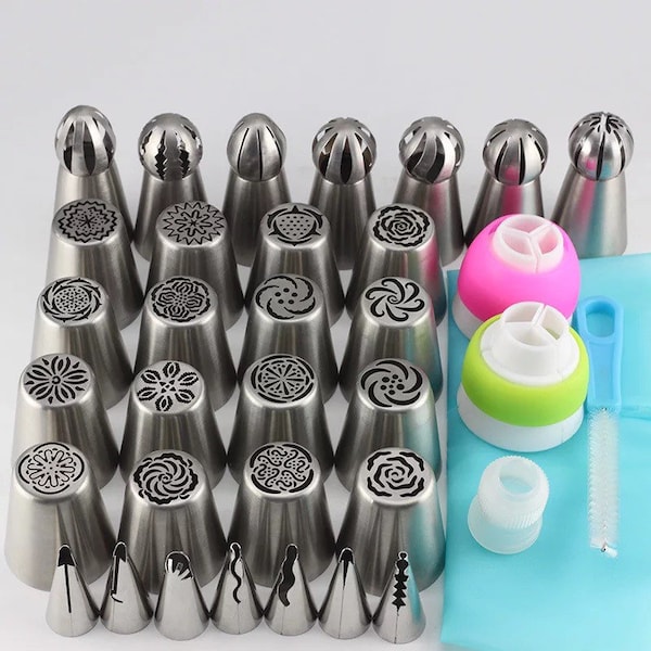 Russian Piping Tips Set - Etsy
