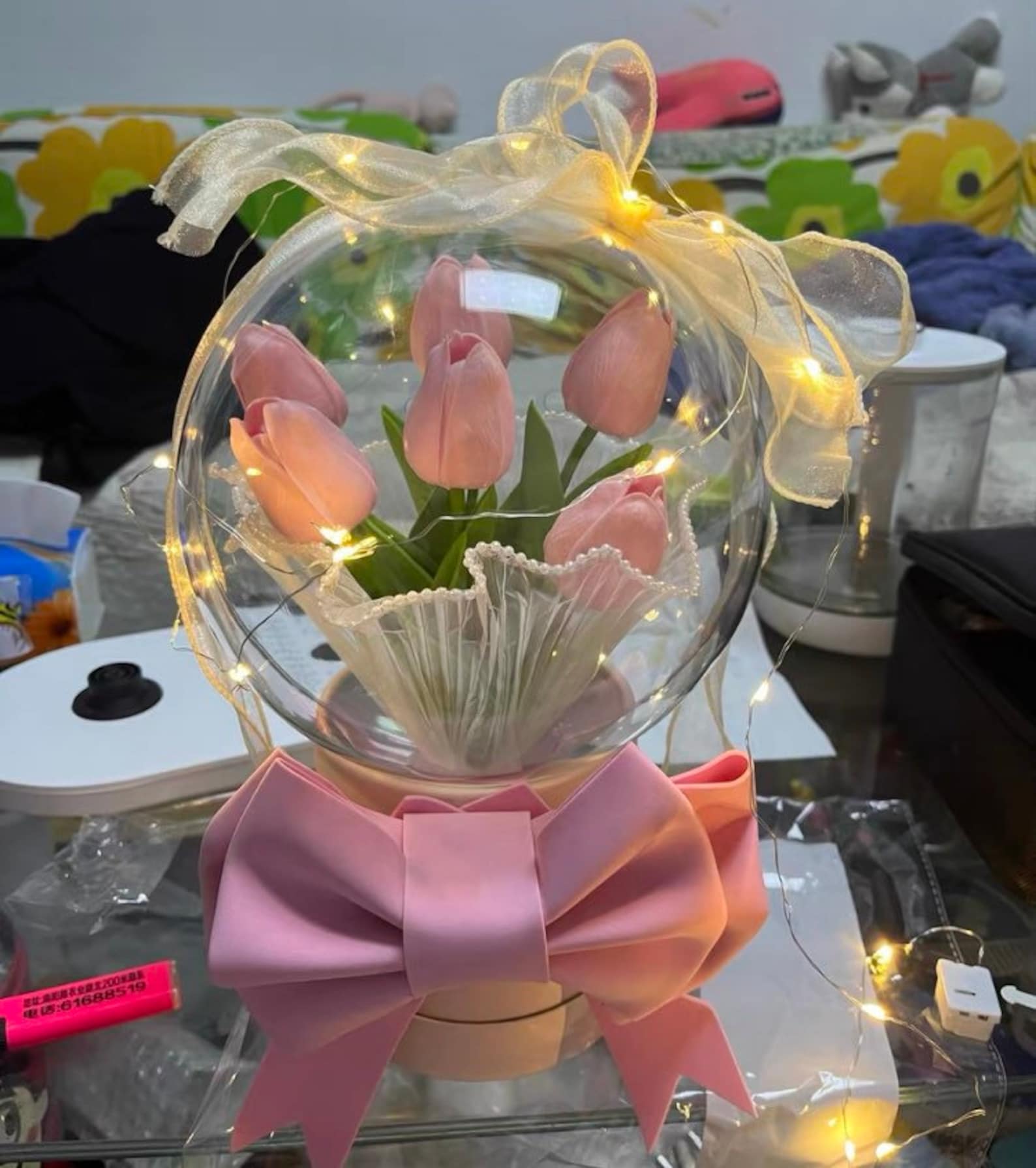 Tulips Bobo Ball DIY Kit Set Bobo Ball Bouquet Flower - Etsy