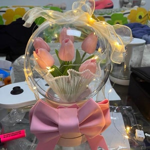 Tulips Bobo Ball DIY Kit Set, Bobo Ball Bouquet Flower Balloon, Flower ...