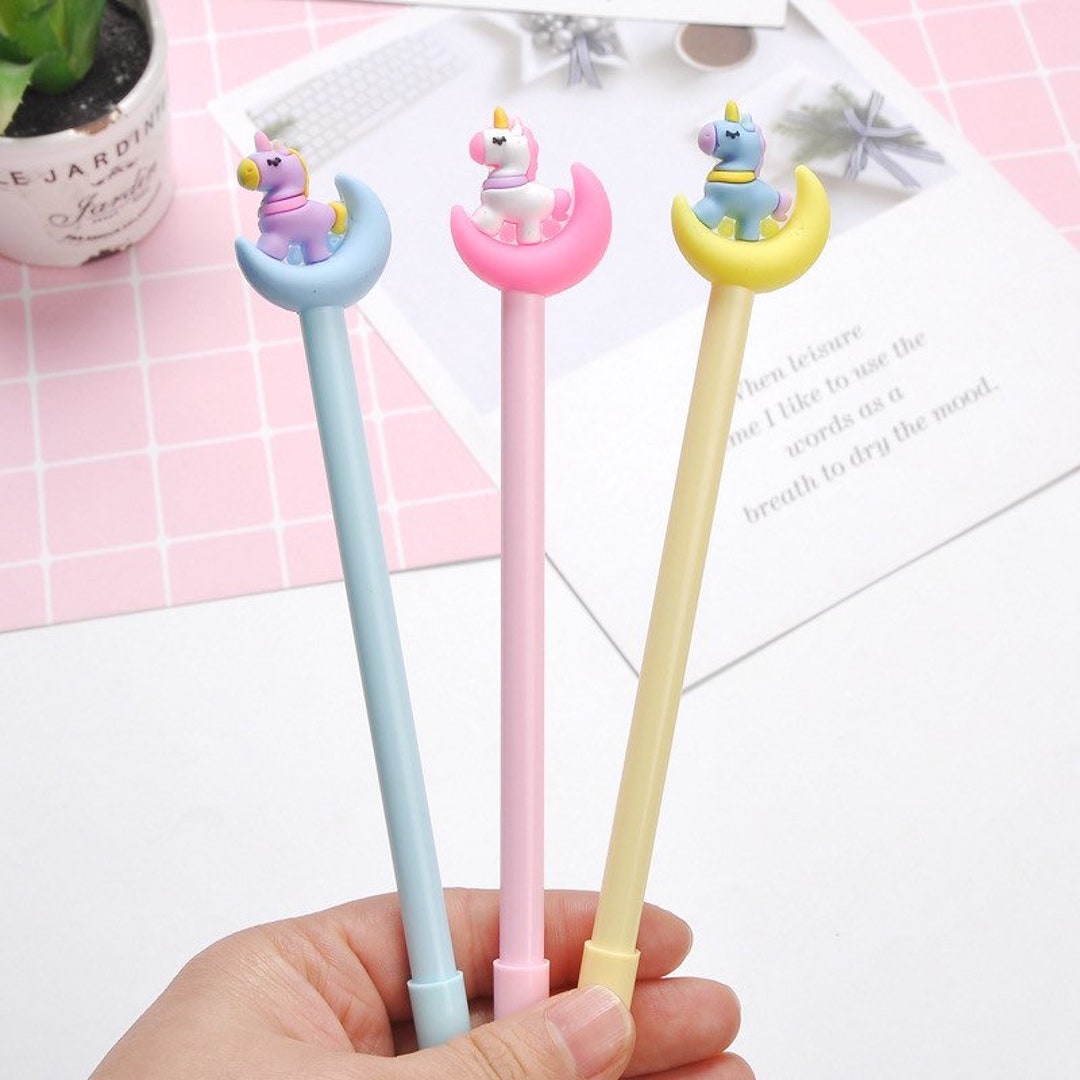 Kawaii Cute Horse Ballpoint Pen Gel Pens Kawaii School Supplies ...