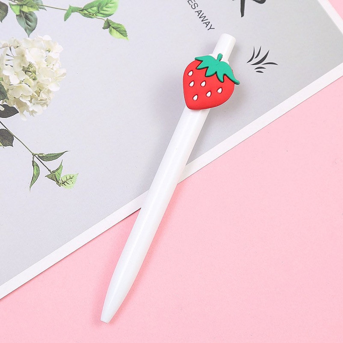 1 Set 6pcs Kawaii Japan Cartoon Press Gel Pen Cute 0.5mm Black - Etsy