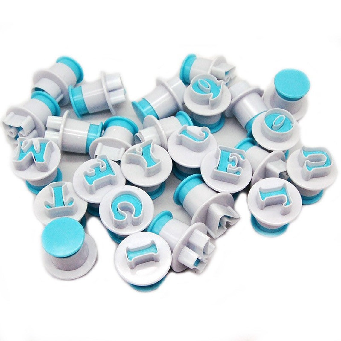 Upper/lowercase Alphabet Numbers Cookie Cutter Set Food Grade - Etsy