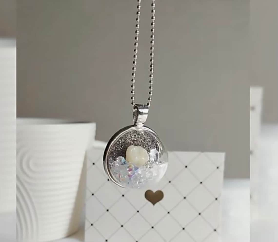 DIY Tooth Keepsake Pendant Necklace Making Jewelry Keepsake Kit - Etsy