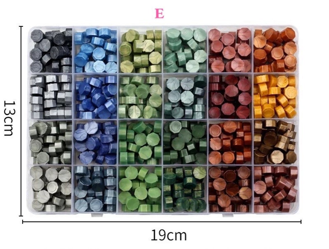 Multicolor Lacquer Wax Octagonal Paint Sealing Wax Particle - Etsy