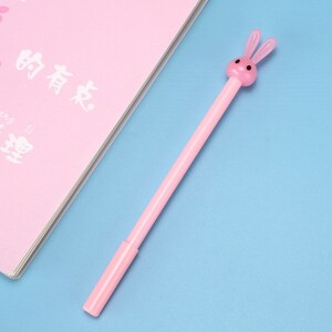 Cute Rabbit Bunny Ballpoint Pen Gel Pens Kawaii School Supplies ...