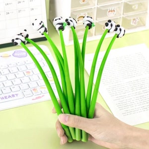 1pc Cute Fun Panda Animals Gel Pens for Writing Soft Signature Pen ...