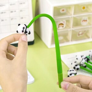 1pc Cute Fun Panda Animals Gel Pens for Writing Soft Signature Pen ...