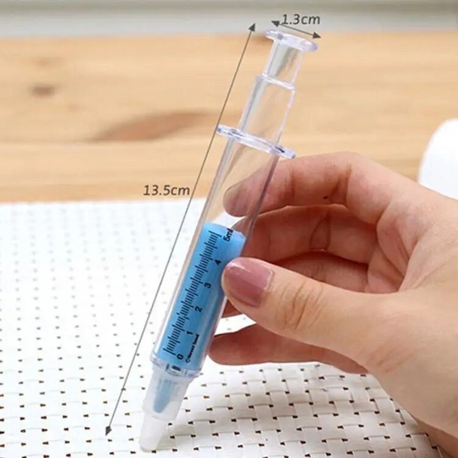 1pc Office School Supplies Syringe Fluorescent Highlighter Pen Marker ...