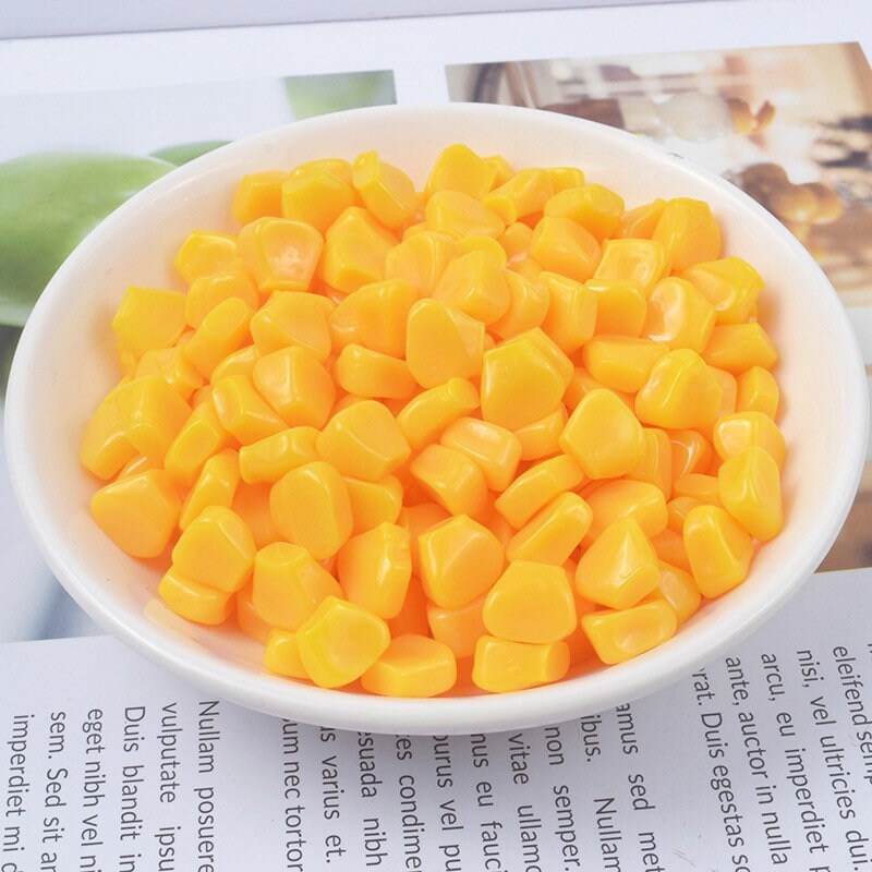 Resin Corn Kernels Charms Artificial Food Slime Jewelry Making ...