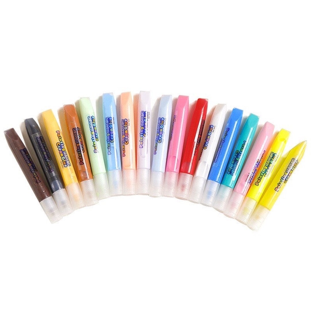 17 Color Painting Cream Glue Diy Fake Whipped Cream Clay Simulation ...