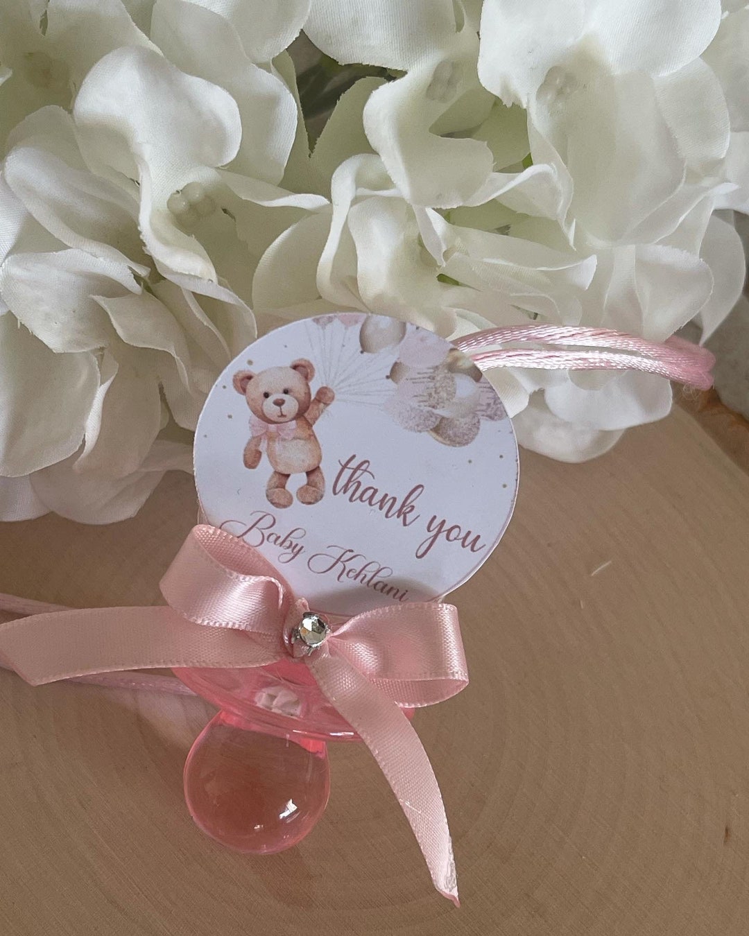 Bear Theme Pacifier (personalized) - Etsy