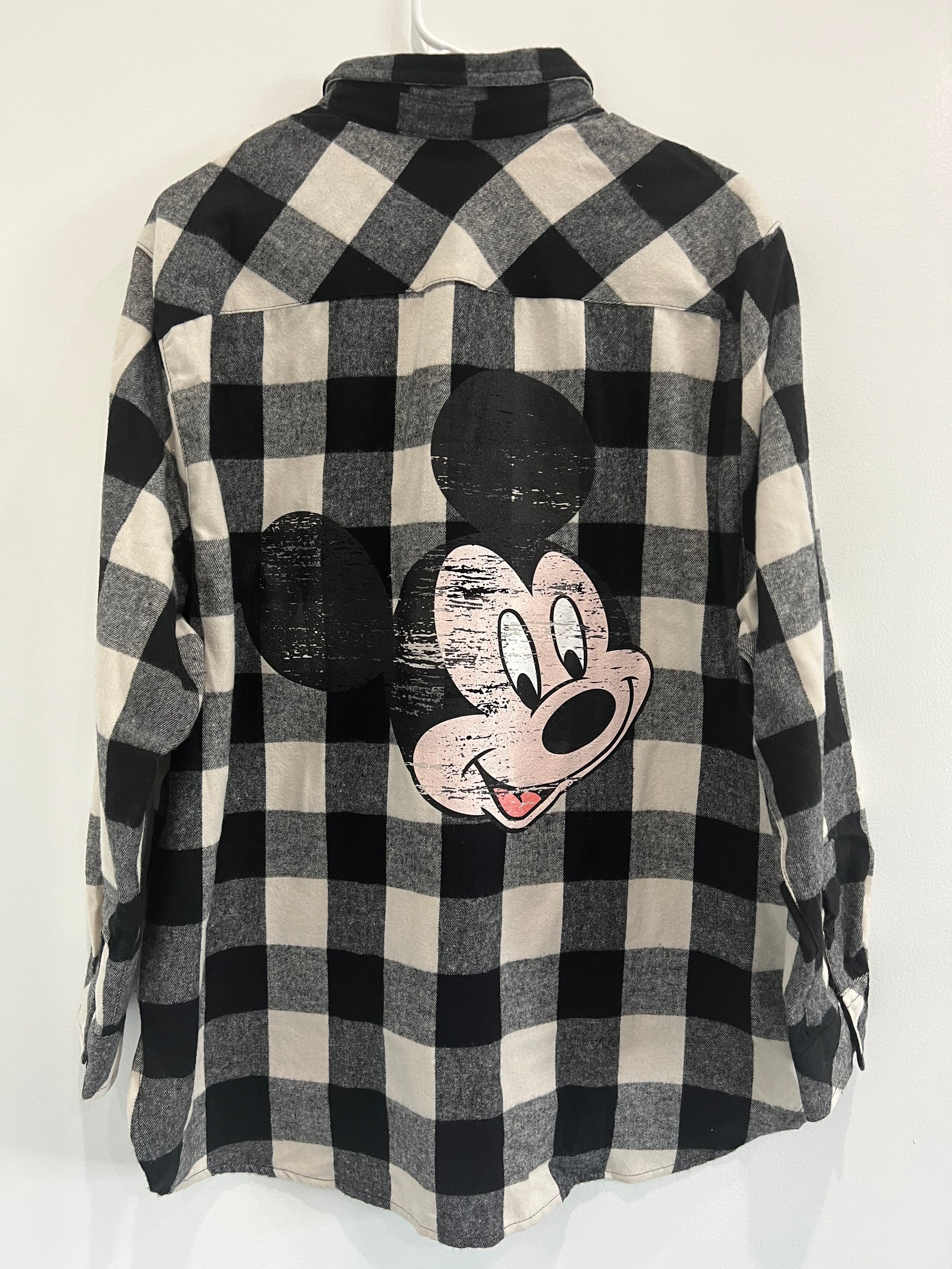 Mickey Mouse Plaid Flannel Buffalo Plaid Disney Shirt Mickey - Etsy