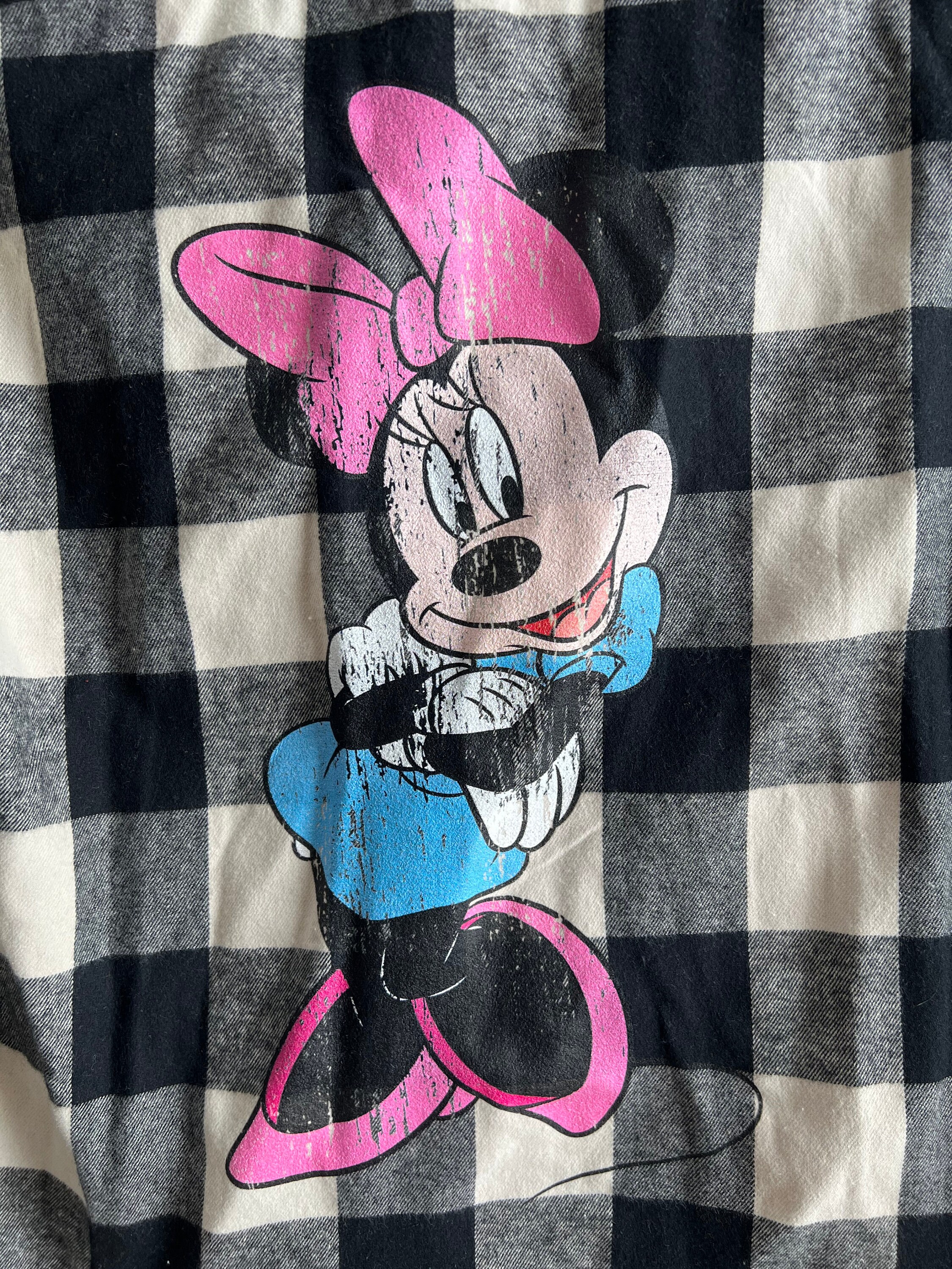 Minnie Mouse Plaid Flannel Disney Flannel Minnie Long Sleeve | Etsy