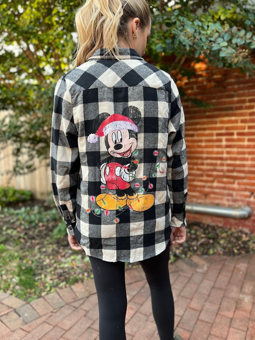 Mickey Flannel, Mickey HOLIDAY Shirt, Disney Flannel, Disney Christmas ...