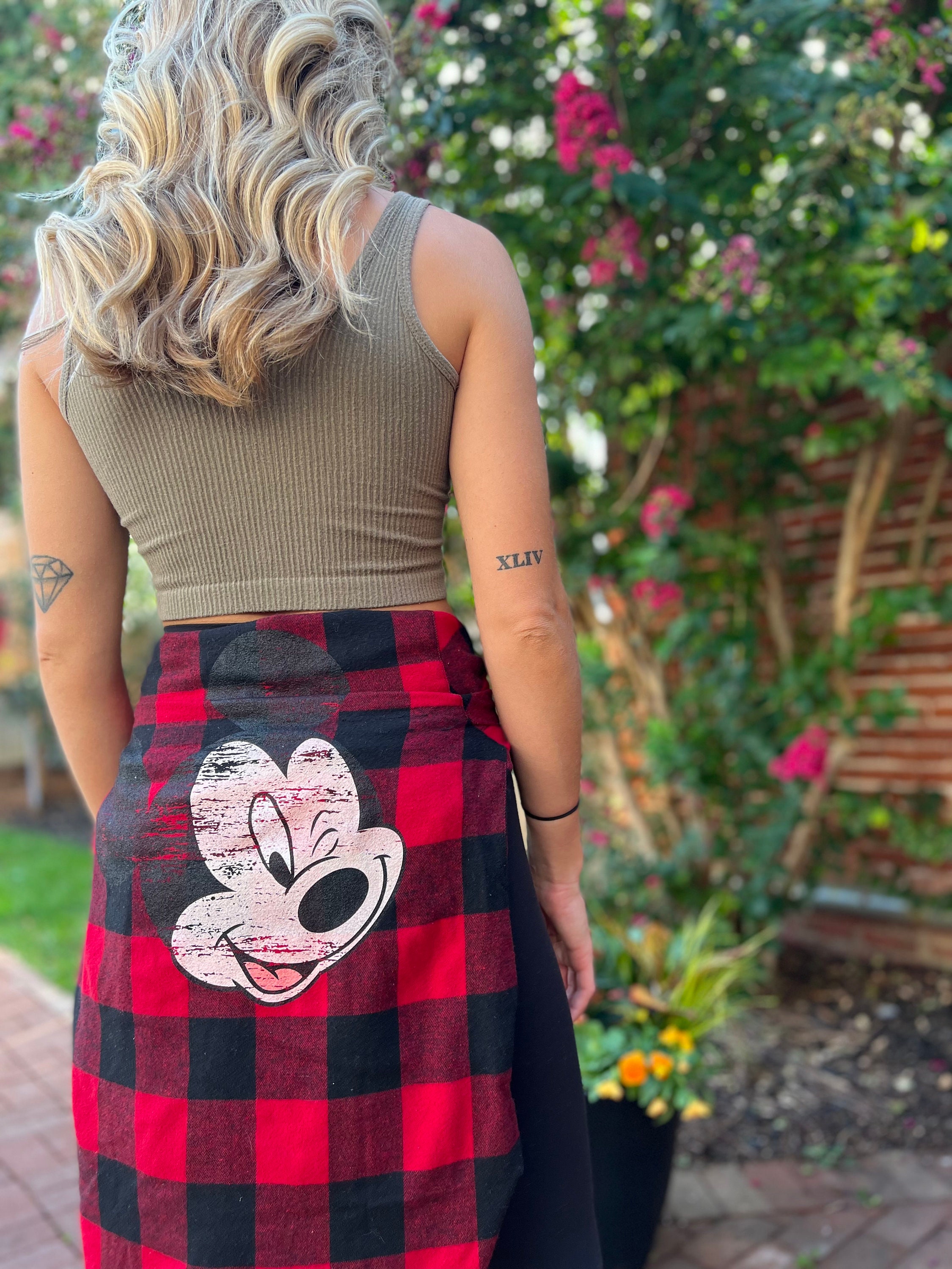 Mickey Mouse Plaid Flannel Buffalo Plaid Disney Shirt Mickey - Etsy