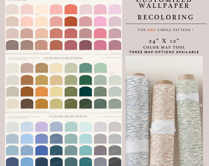 Wallpaper Color Chart Sample Custom Color Chart Sample - Etsy Canada