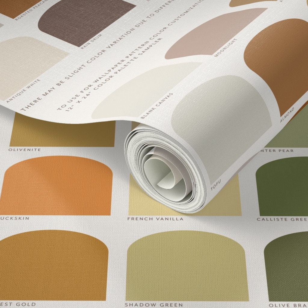 Custom Wallpaper Color Map for Personlized Removable Peel and Stick ...