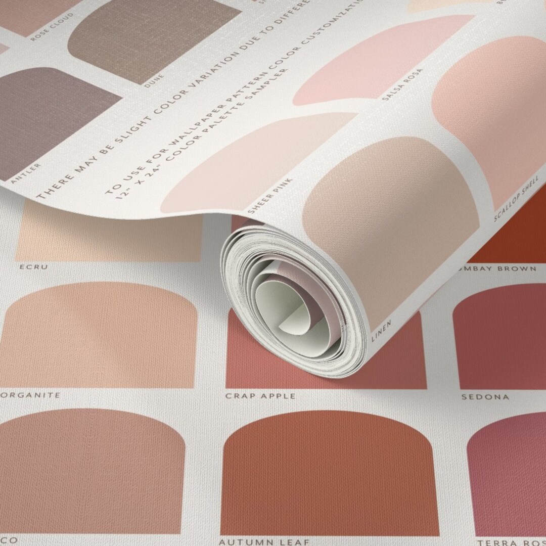 Custom Wallpaper Color Map for Personlized Removable Peel and Stick ...