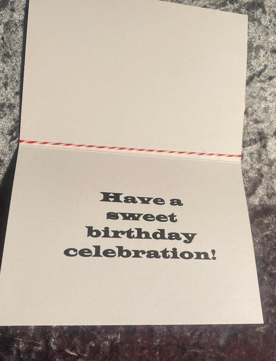 M&M Birthday Card - Etsy