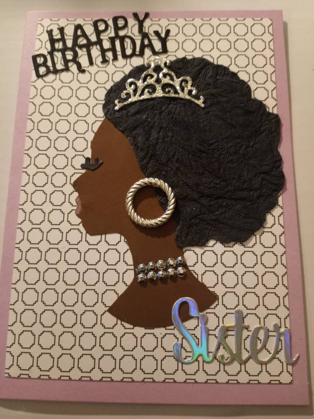 Black Queen Birthday Card - Etsy