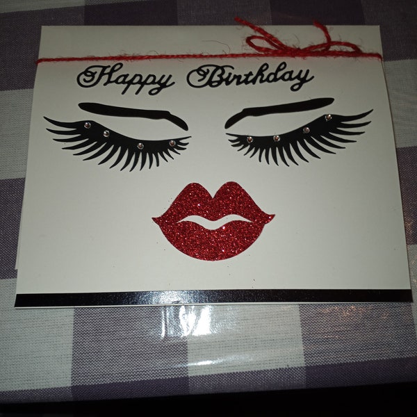 Glam Birthday Card - Etsy