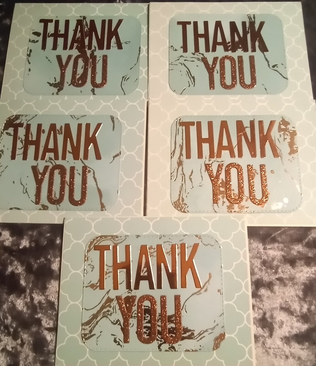 Thank You Notecard Set Etsy