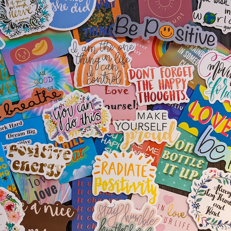 Inspirational Quotes Stickers - Etsy