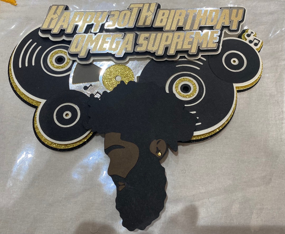 Custom Vinyl Cake Topper - Etsy