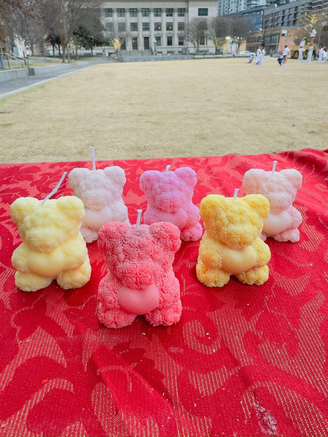 Teddy Bear Candle,baby Shower Gift Candle,decorative Teddy Candle ...