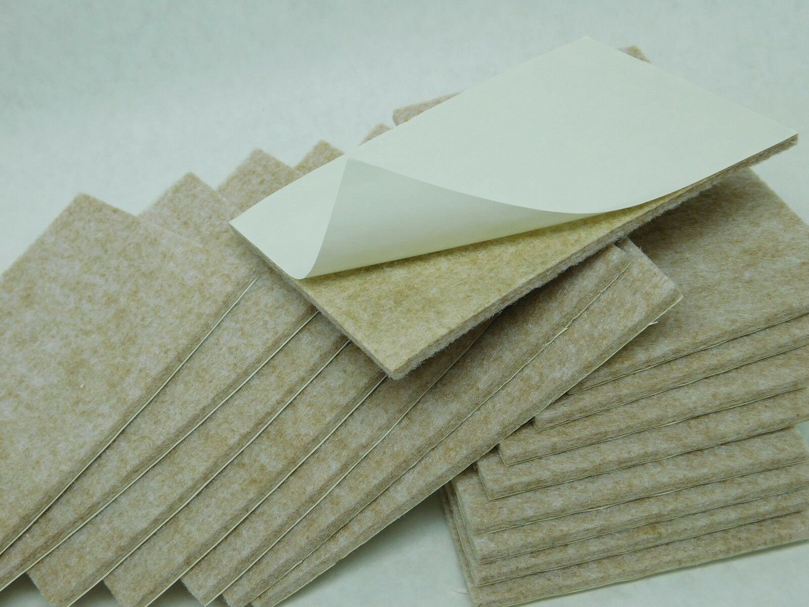50 PACK! Self-stick Furniture Felt Sheet Hard Surfaces Slides Craft ...