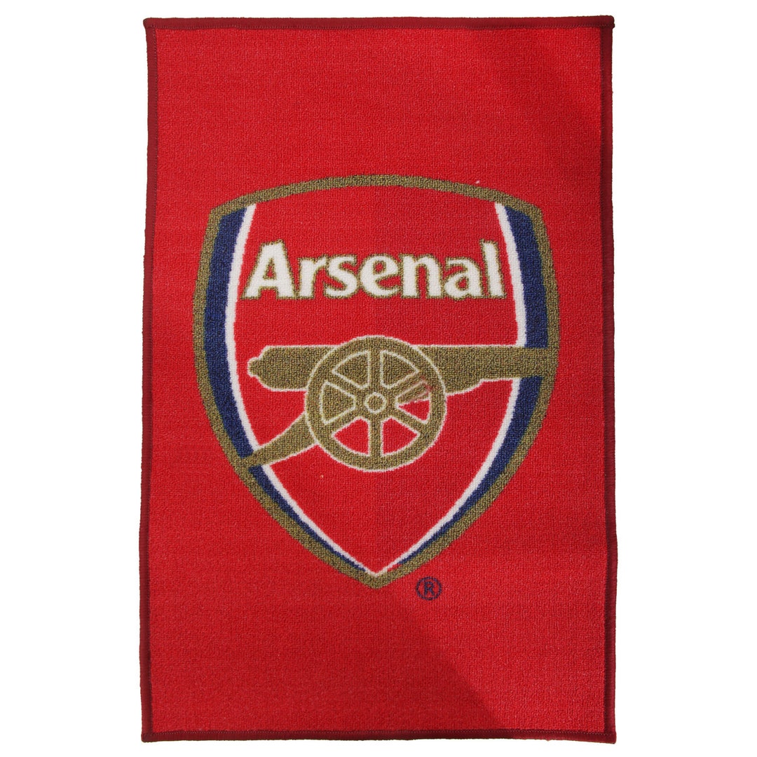 Arsenal FC Soccer Crest Rug/floor Mat Non-slip Rubber Bottom red - Etsy