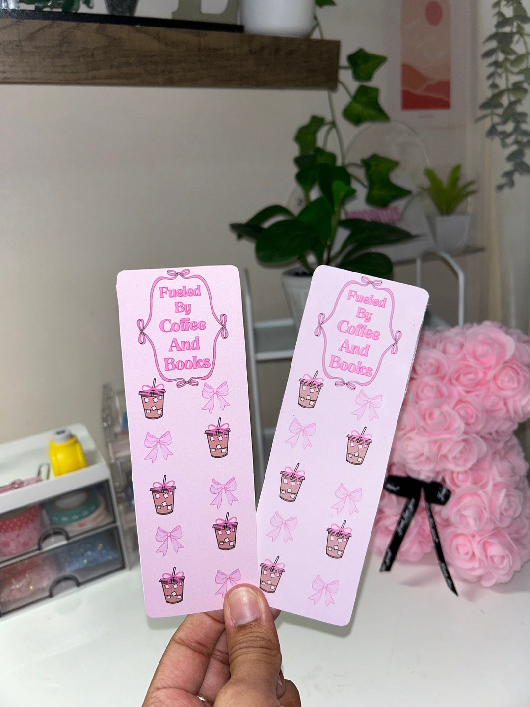 Pink Bookmarks, Bookmark Lovers, Coquette Bookmarks, Coffee Bookmarks ...