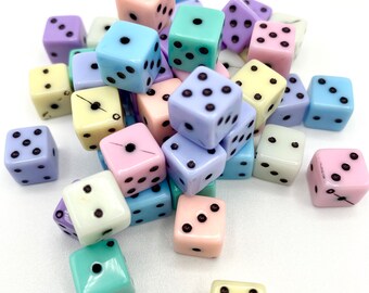 Acrylic Dice Beads - Etsy
