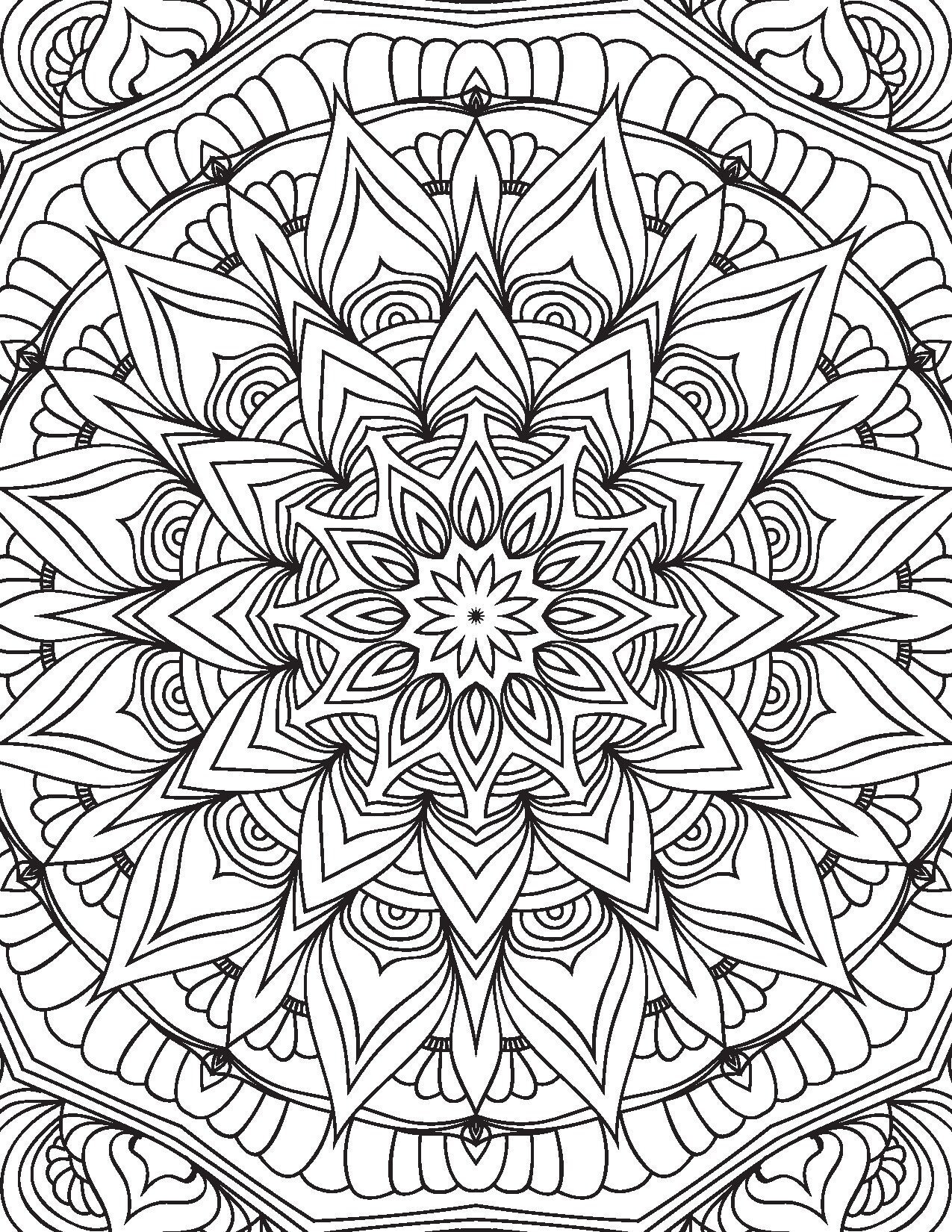 50 Mandala Coloring Pages Pt 1 - Etsy
