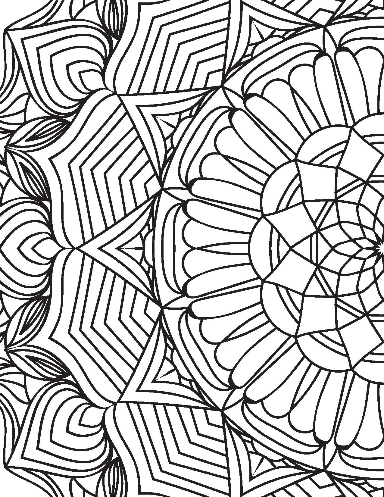 50 Mandala Coloring Pages Pt 1 - Etsy