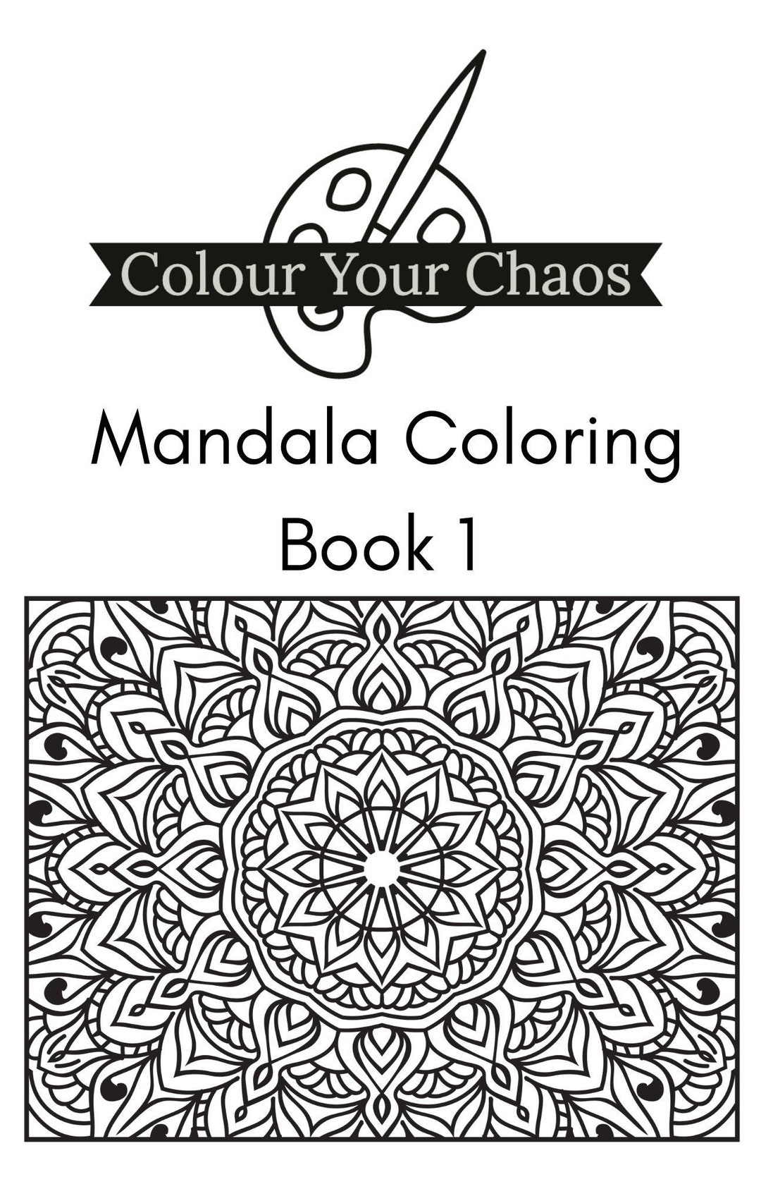50 Mandala Coloring Pages Pt 1 - Etsy