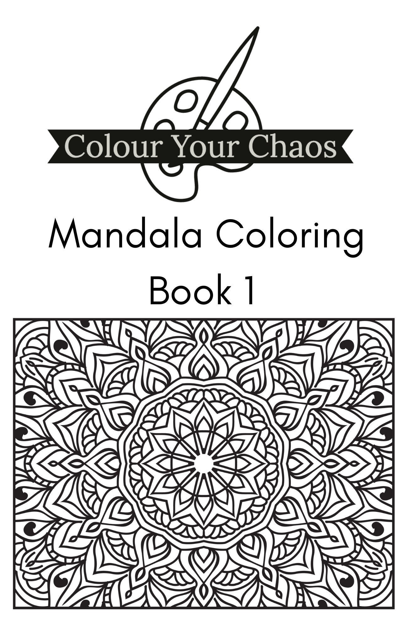 50 Mandala Coloring Pages Pt 1 - Etsy