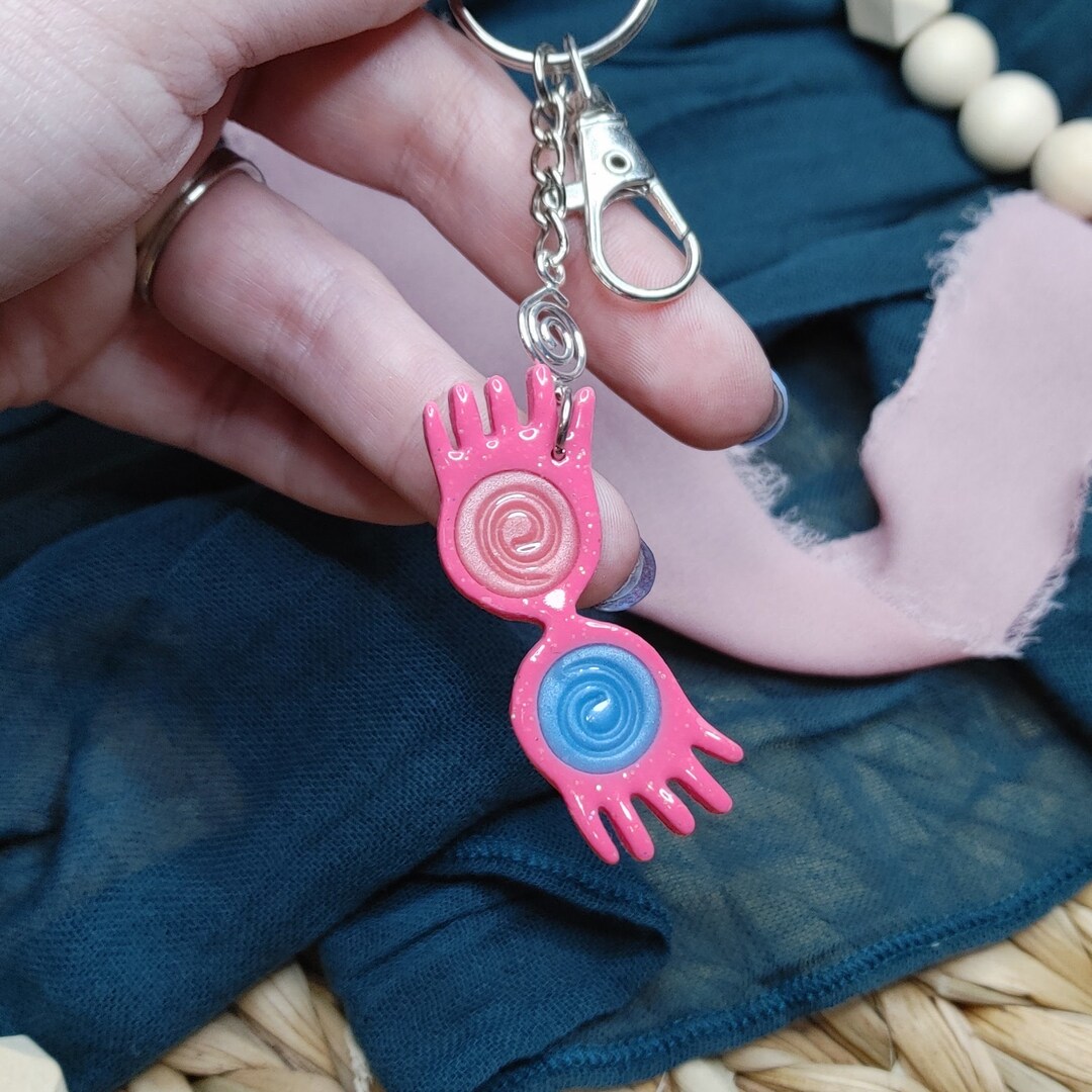 Magical Wizard Glasses Keychain | Wizard Keychain | Bookish Keychain - Etsy