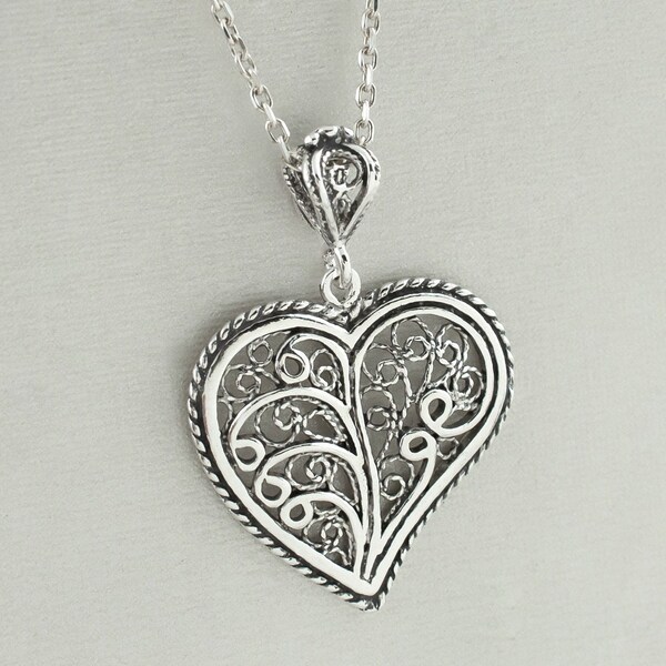 Silver Filigree - Etsy
