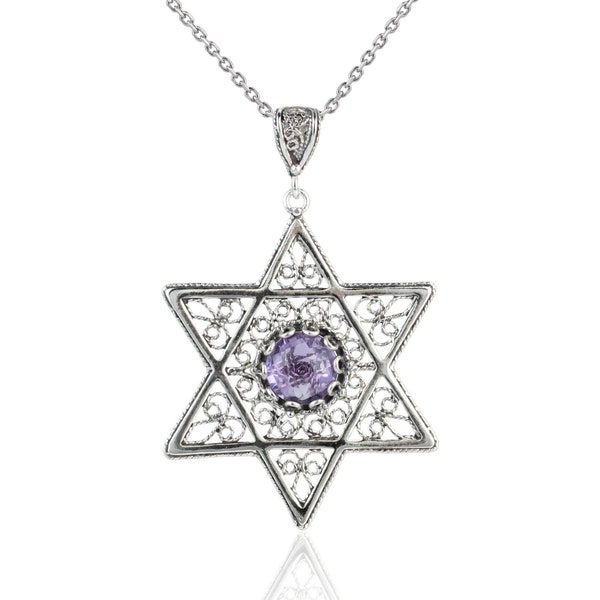 Jewish Star Necklace - Etsy