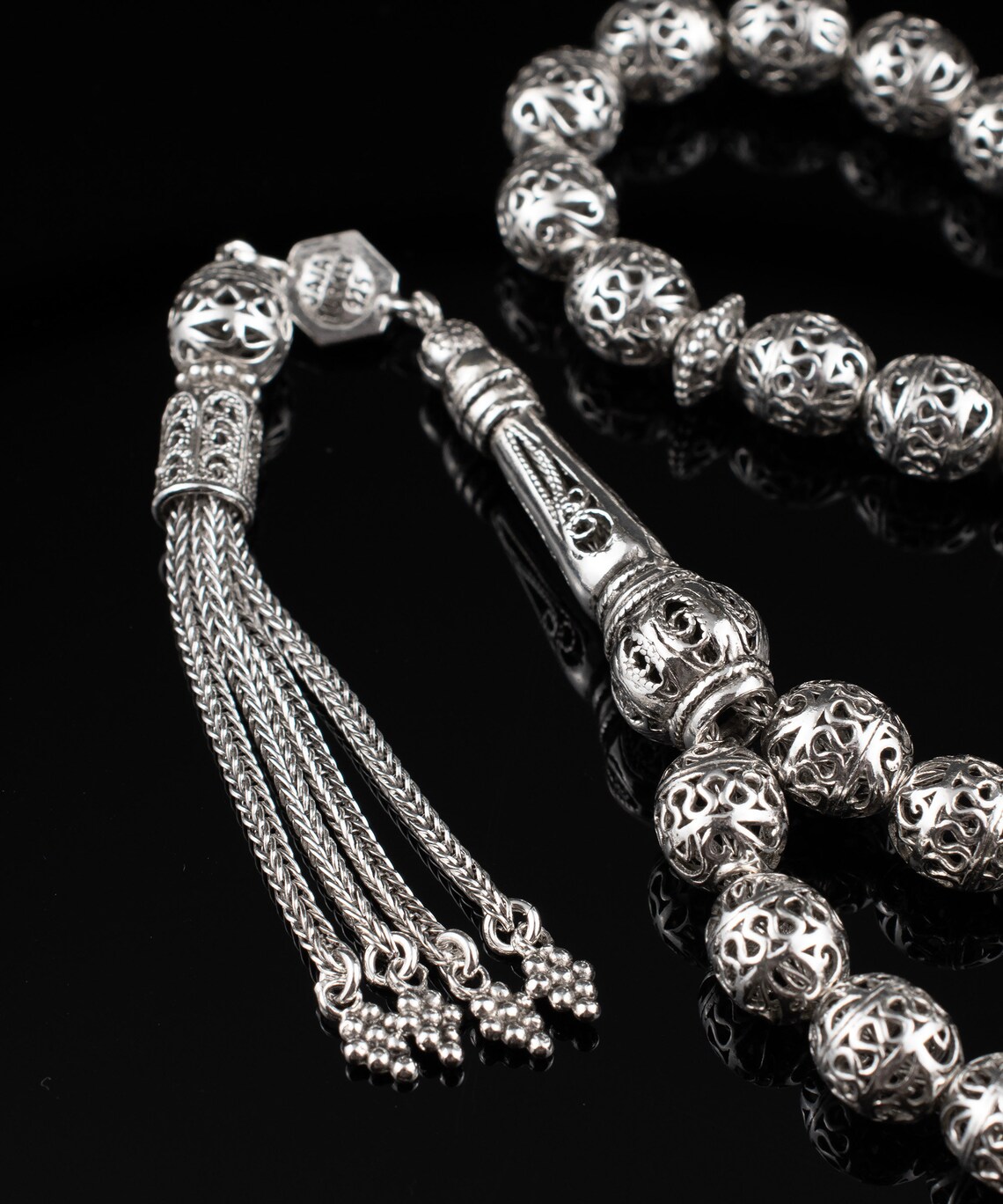 Gold Plated 925 Sterling Silver Handcrafted Filigree Art 33 Pieces ...