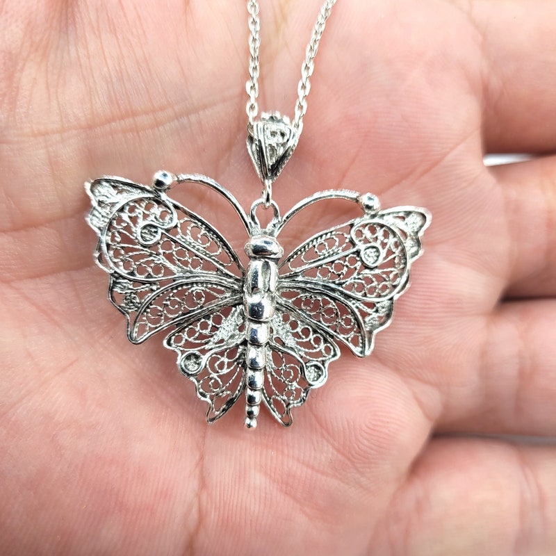 Butterfly Pendant - Etsy